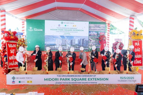 Động thổ khu thương mại Midori Park Square mở rộng